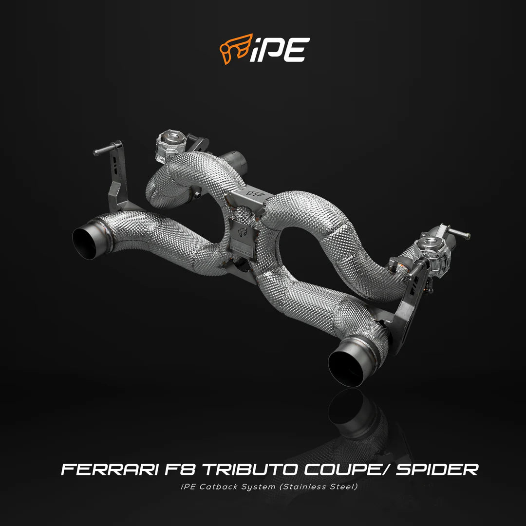 IPE Ferrari F8 Tributo Coupe / Spider Valvetronic Exhaust System – CarGym