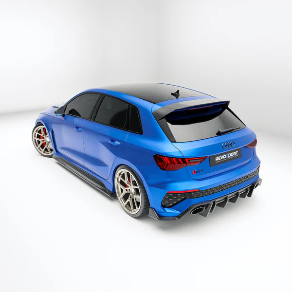 Revozport Audi RS3 8Y Sportback (2021-2024) Dry Carbon Fiber Roof Spoi ...