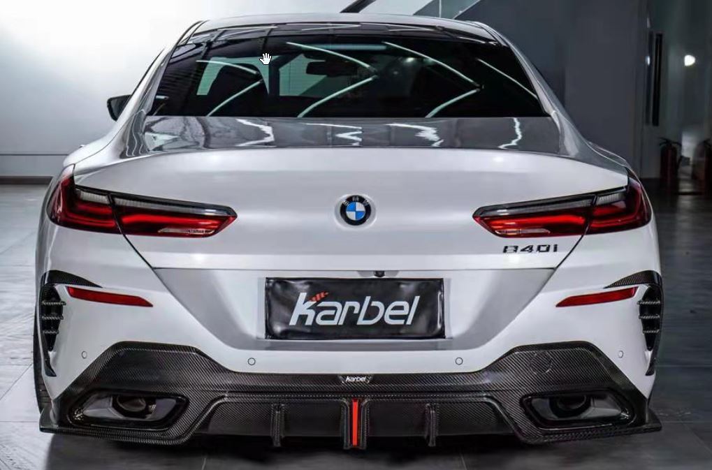 Karbel Carbon Dry Carbon Fiber Rear Diffuser For BMW 8 Series G16 840i ...