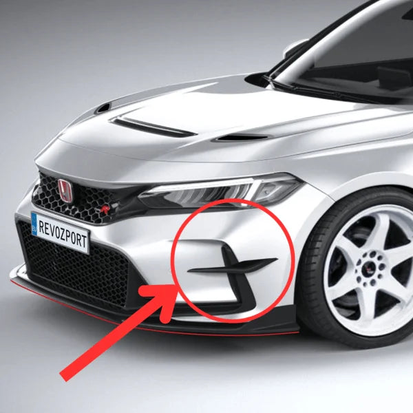 Revozport Honda Civic Type R FL5 Dry Carbon Fiber FL5 Front Bumper Can ...
