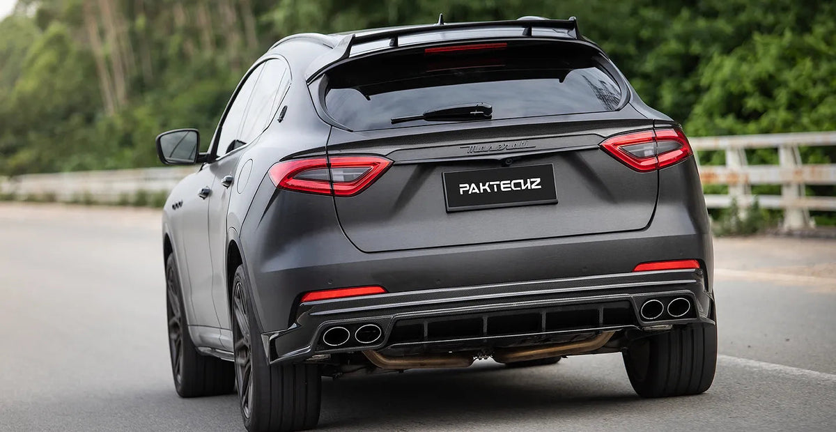 PAKTECHZ Carbon Fiber Rear Trunk Spoiler for Maserati Levante – CarGym