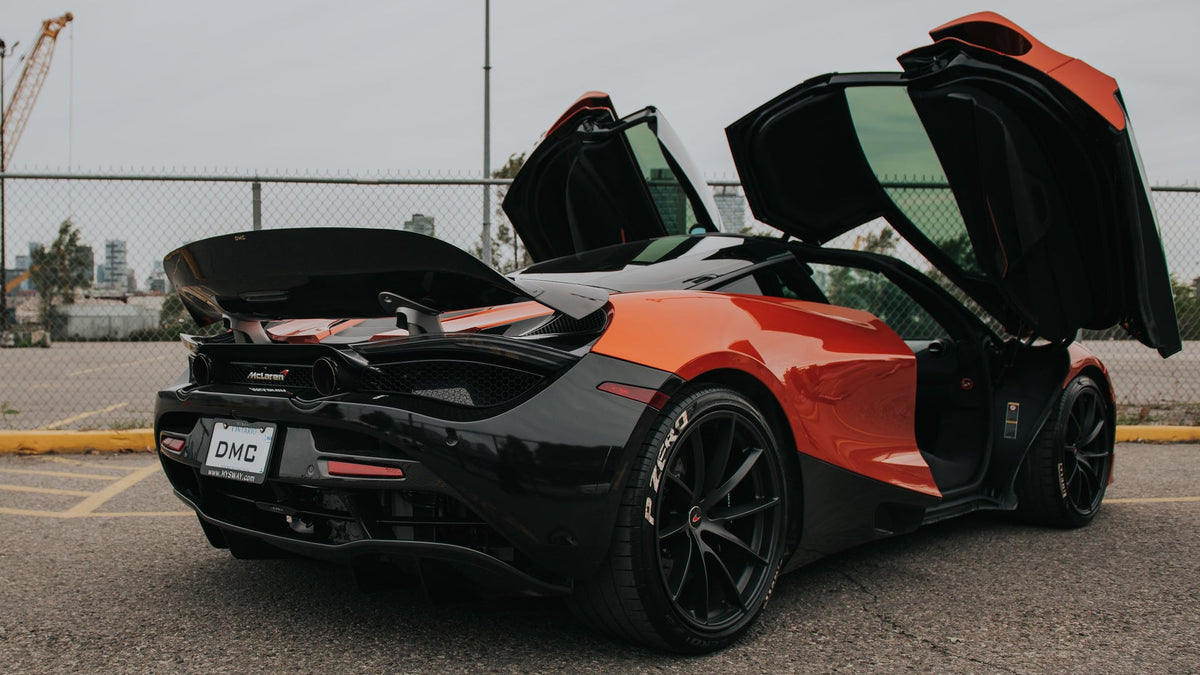 DMC McLaren 720s Rear Wing Trunk Lip Spoiler + Base Deck Lid P1 Style ...