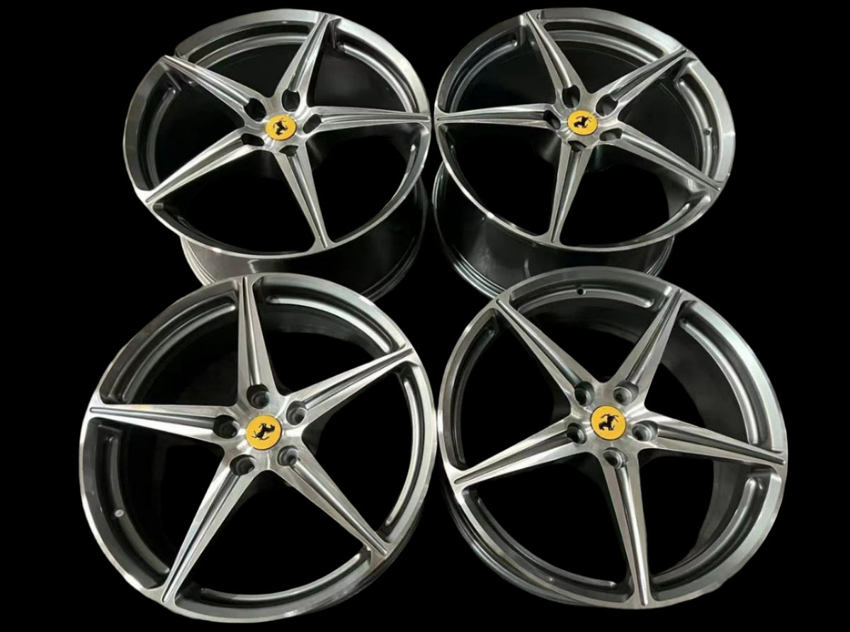 (Demo Car Wheels) 20" Ferrari 458 OE 5-Spokes Wheels – CarGym