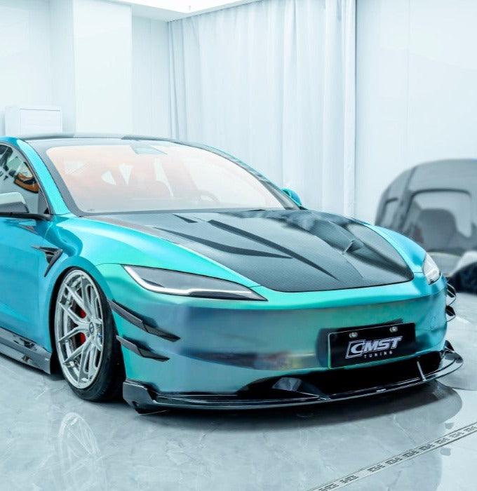 CMST Carbon Fiber Full Body Kit Ver.2 for Tesla Model 3 Highland 2023 ...
