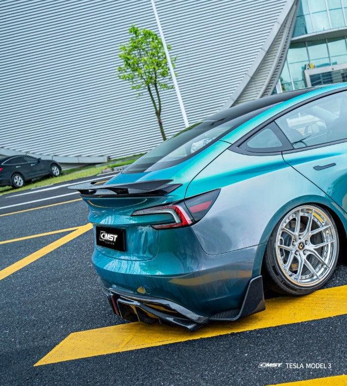 CMST Dry Carbon Fiber Full Body Kit Ver.2 for Tesla Model 3 Highland 2 ...
