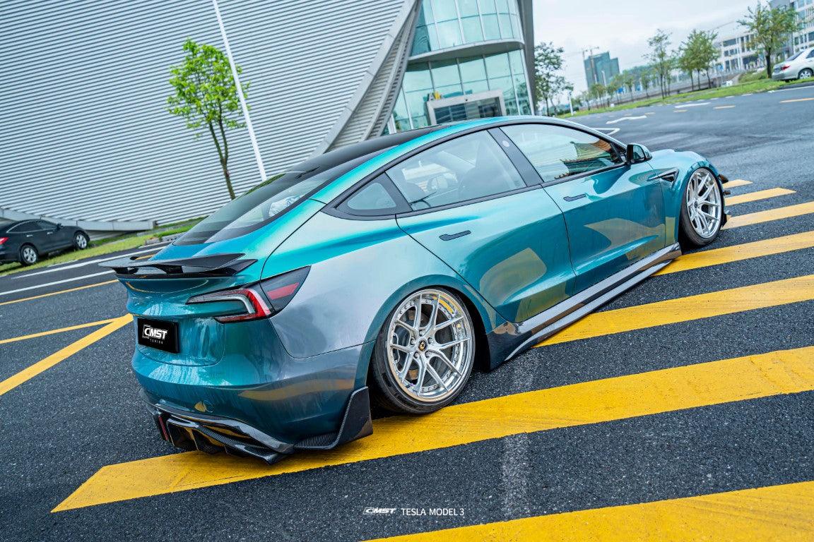 CMST Carbon Fiber Full Body Kit Ver.2 for Tesla Model 3 Highland 2023 ...
