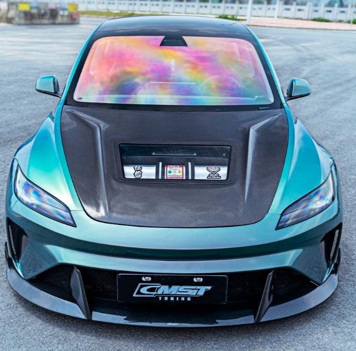 CMST Tempered Glass Front Bonnet Hood Ver.2 for Tesla Model 3 Highland ...