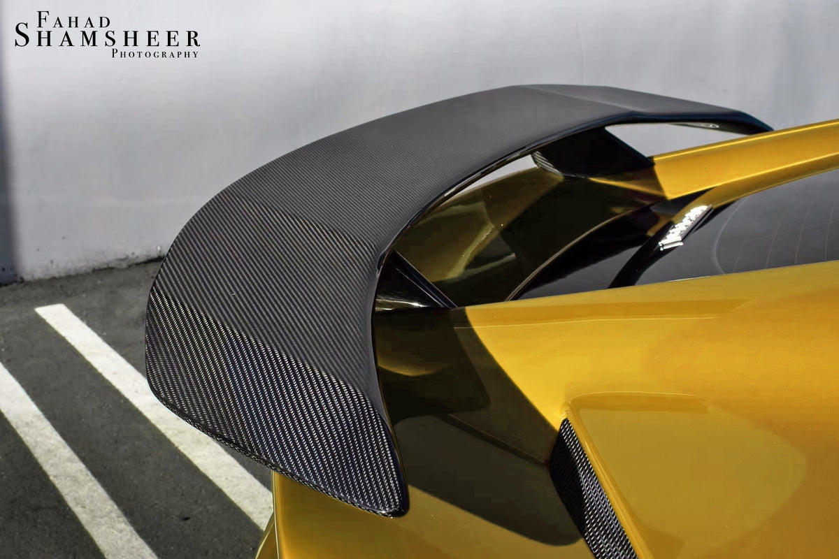 DMC McLaren GT Big Wing Rear Spoiler: Forged Carbon Fiber: fits the OE ...