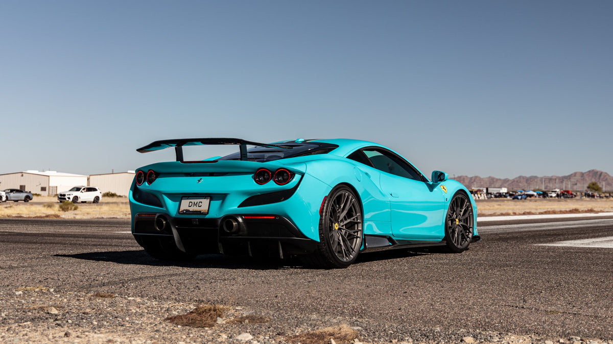 DMC Ferrari F8 Carbon Fiber Rear Wing: Big Spoiler for the OEM Tributo ...