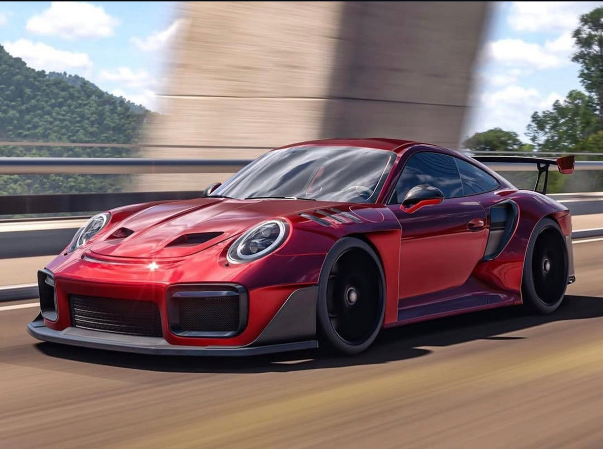 Duke Dynamics 991 PORSCHE GT-RSR Widebody Kit for Porsche 991 911 2012 ...