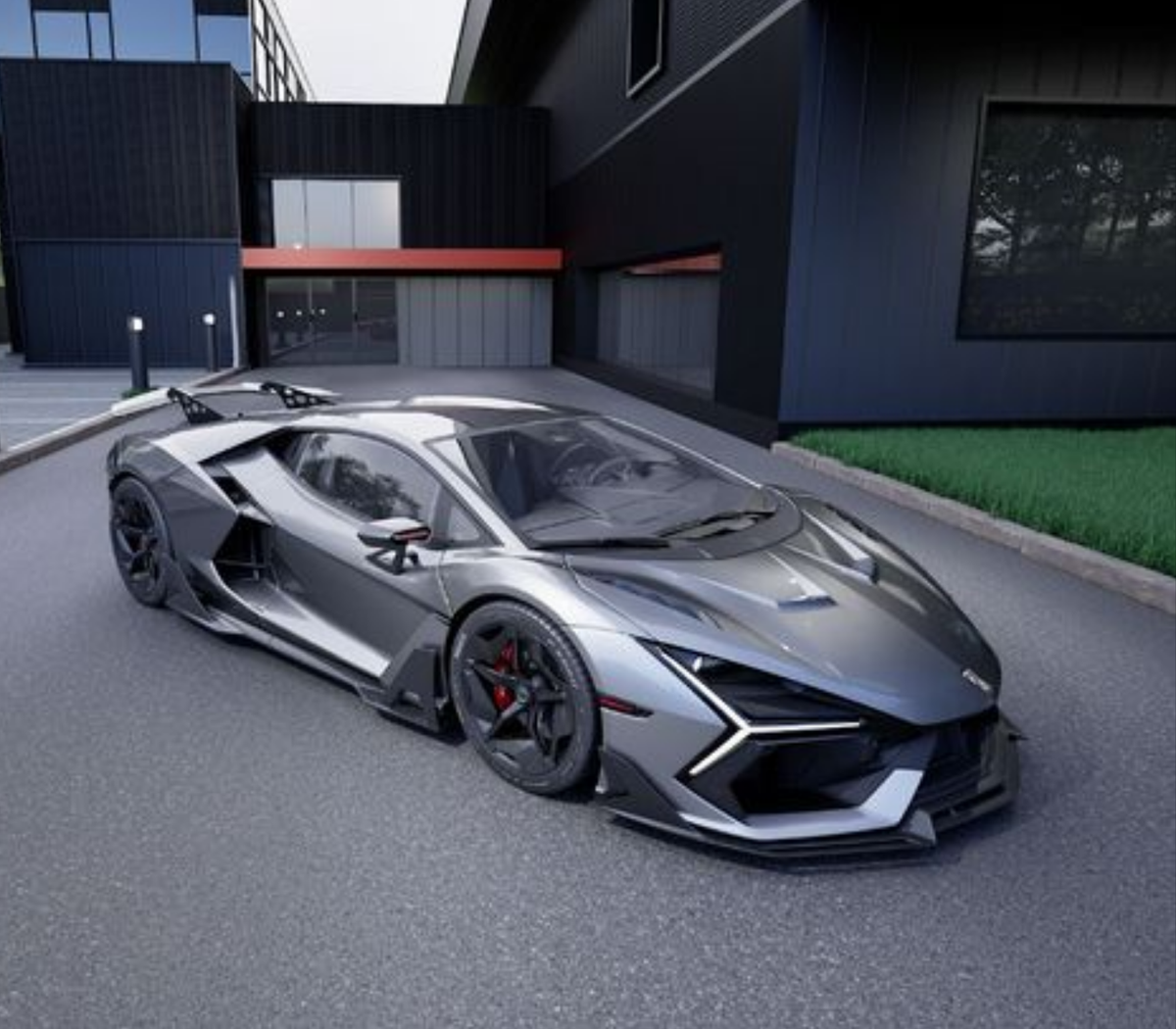 Duke Dynamics Dry Carbon Fiber Aero Body Kit Package for Lamborghini R ...