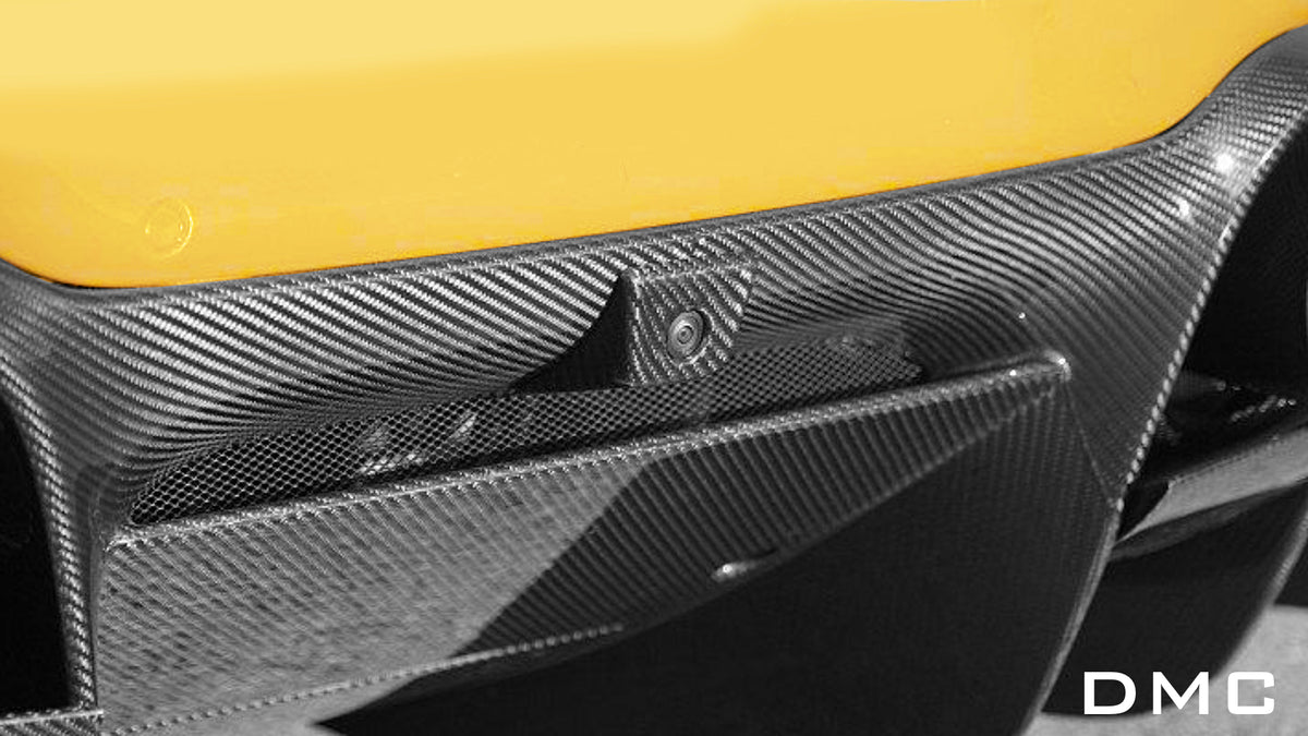 DMC Ferrari F8 Tributo Forged Carbon Riber Rear View Camera Cover fits ...