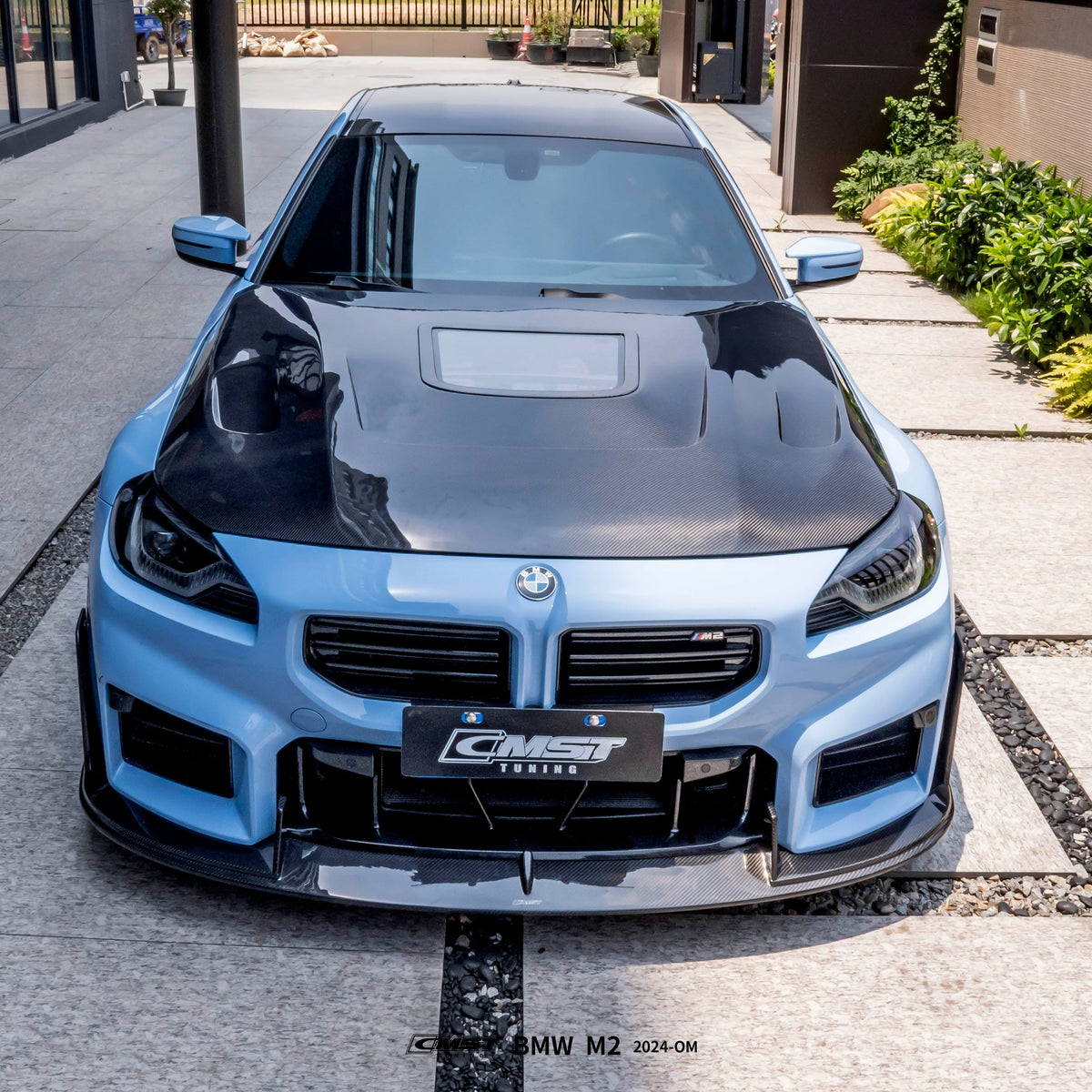 CMST Carbon Fiber Front Hood Bonnet w/ Glass Window for BMW M2 G87 202 ...