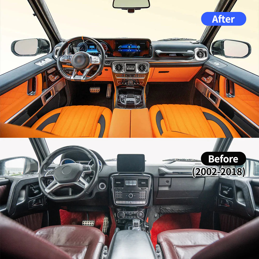 Mercedes-Benz G-Class W463 (2002-2018) Full Leather Interior Conversio ...