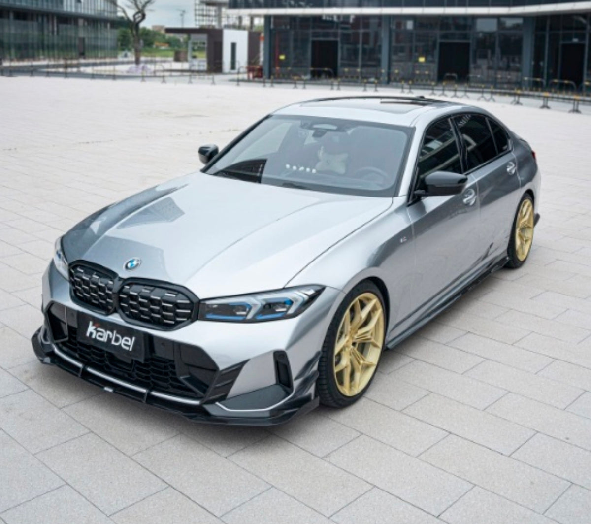 KARBEL CARBON Dry Carbon Fiber Side Skirts for BMW 3-Series G20 LCI 20 ...