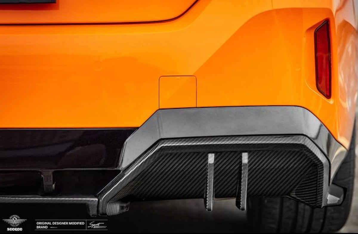 SooQoo Dry Carbon Fiber Rear Diffuser for BMW i5 G60 2023+ – CarGym