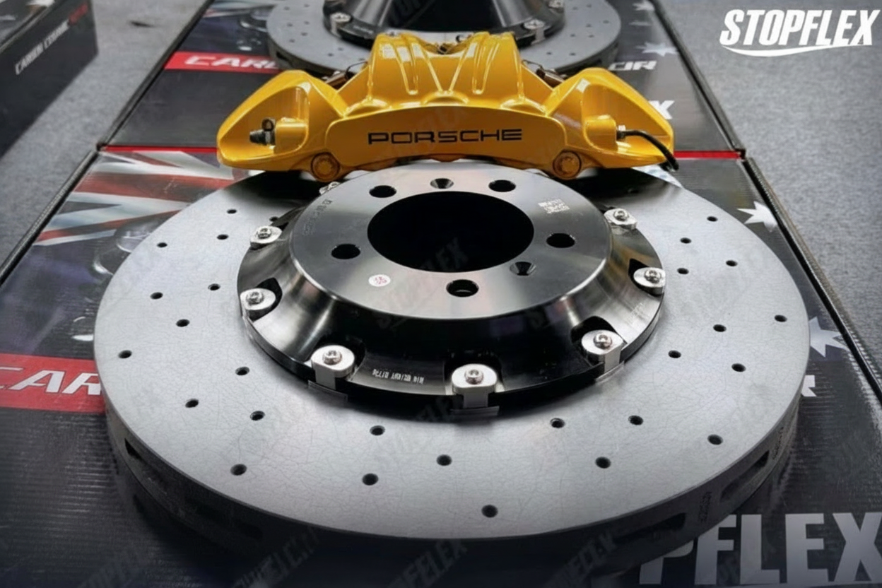 StopFlex Carbon Ceramic Brake Discs PCCB Set for Porsche 911 996 Turbo ...