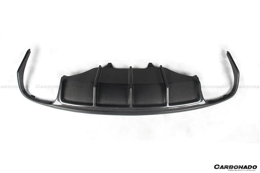 Carbonado ATS Carbon Fiber Rear Diffuser Kit for Porsche Macan GTS / M ...