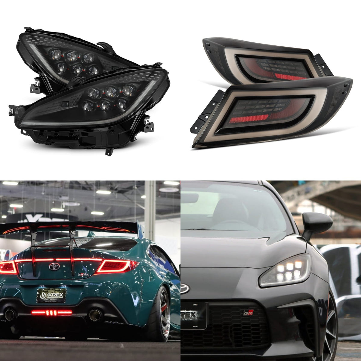 AlphaRex 21-24 Toyota GR86/Subaru BRZ NOVA-Series LED Projector Headli ...