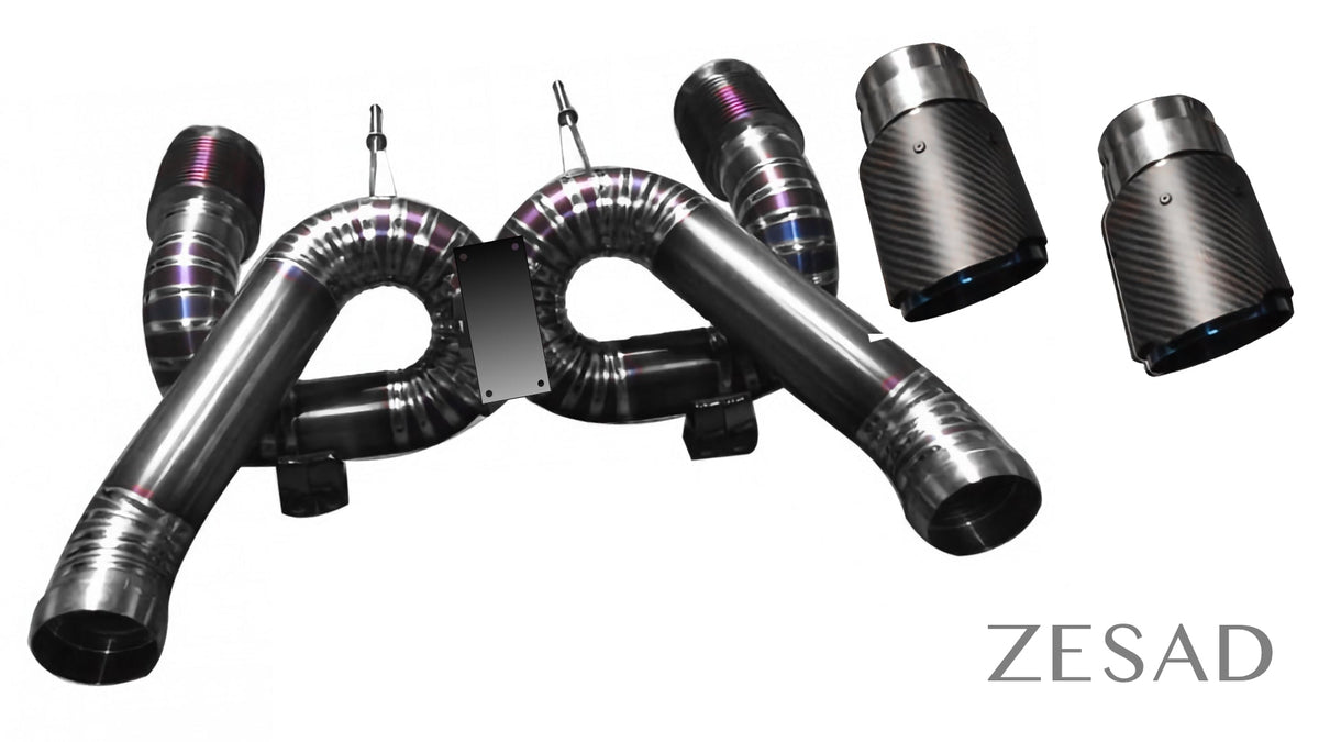 DMC McLaren 720s Exhaust System: Titanium: Fits the OEM Coupe & Spider ...