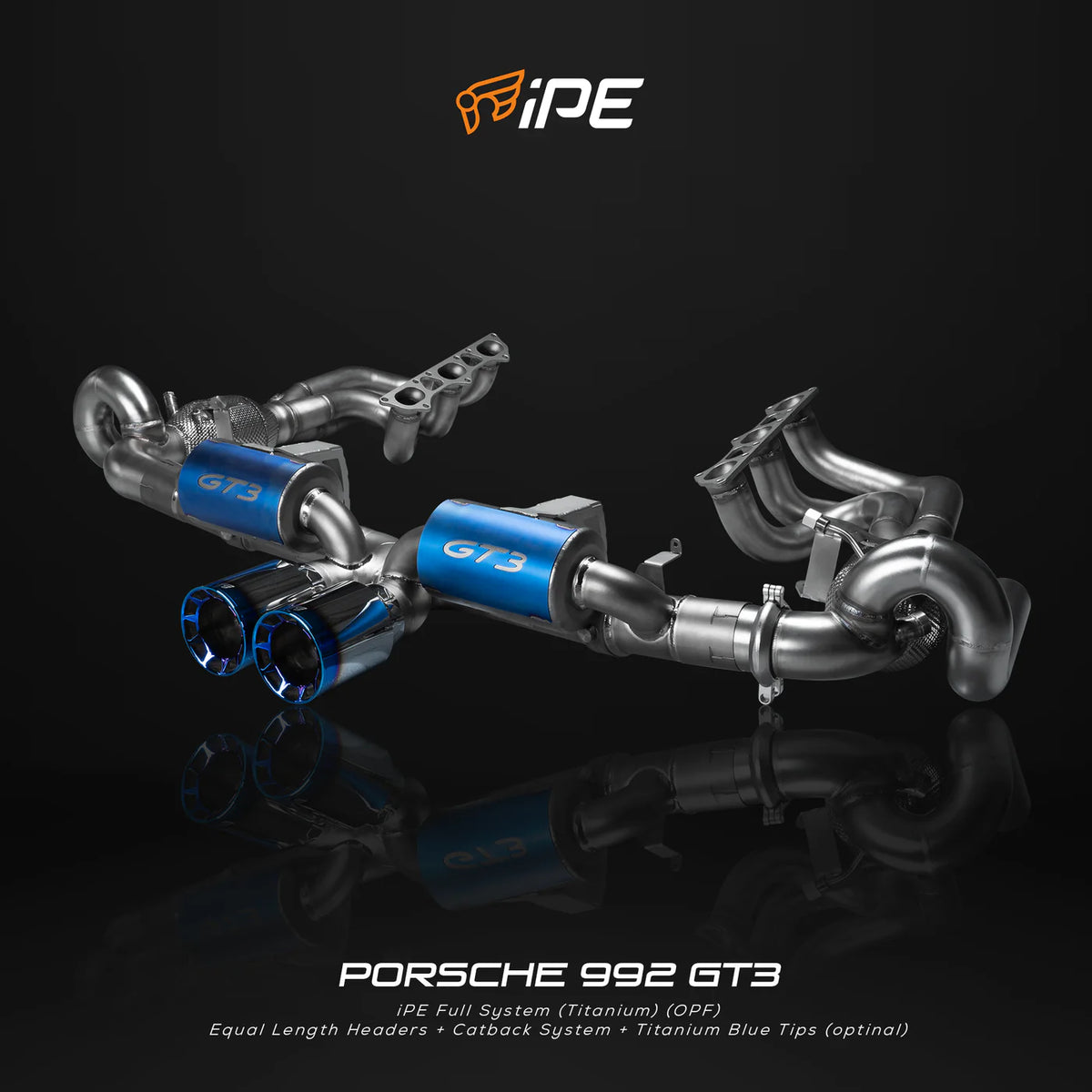 iPE Porsche 992 911 GT3 / GT3 Touring / GT3 RS Valvetronic Exhaust Sys ...