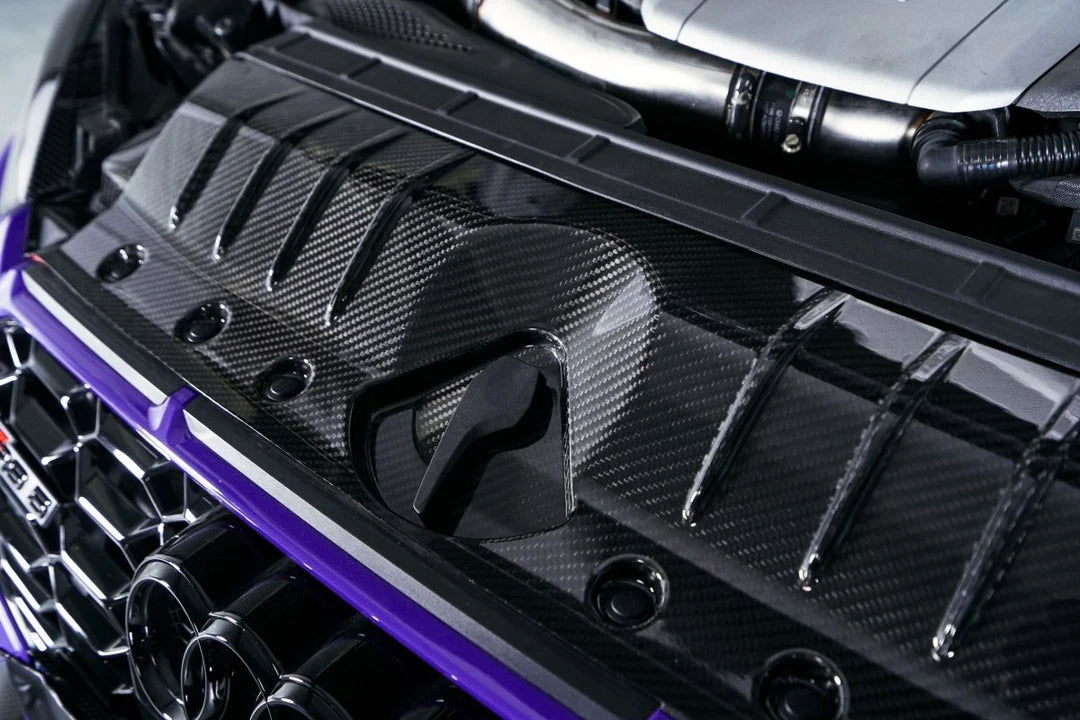 Karbel Carbon Dry Carbon Fiber Radiator Cooling Plate For Audi RS4 / R ...