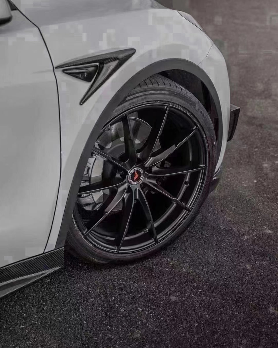 Tesla Model Y Carbon Fiber Front Fender Side Camera Trim – CarGym