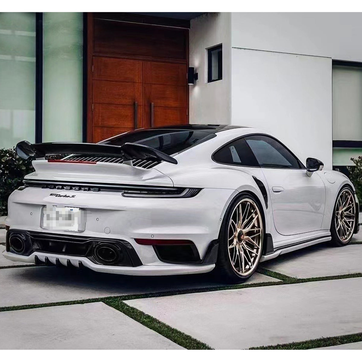 GT StreetR Dry Carbon Fiber Full Body Kit for Porsche 911 992 Turbo ...