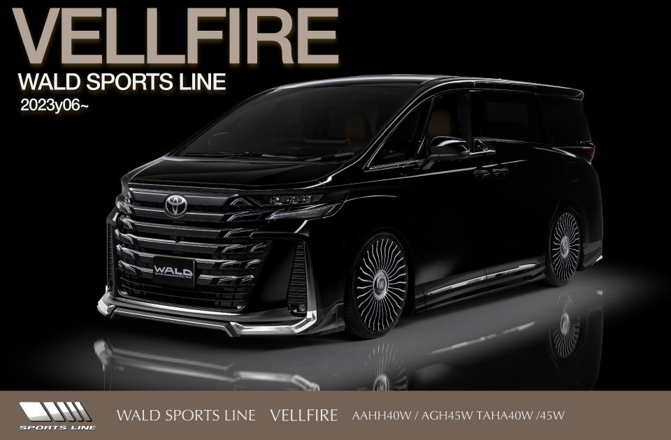 Wald for Toyota Vellfire 40 2023+ Body Kit – CarGym
