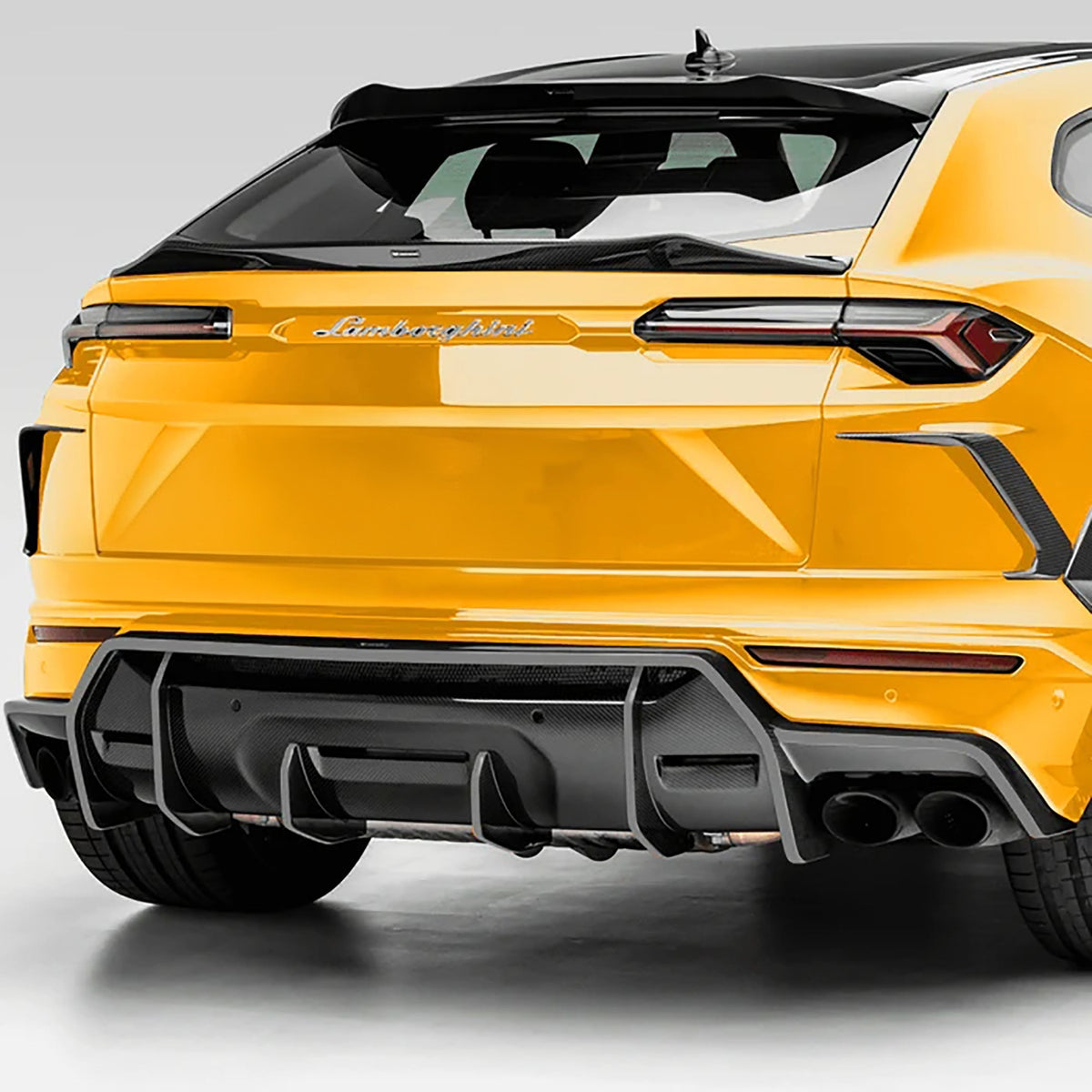 Lamborghini Urus Dry Carbon Fiber Rampante Edizione Rear Decklid Spoil ...
