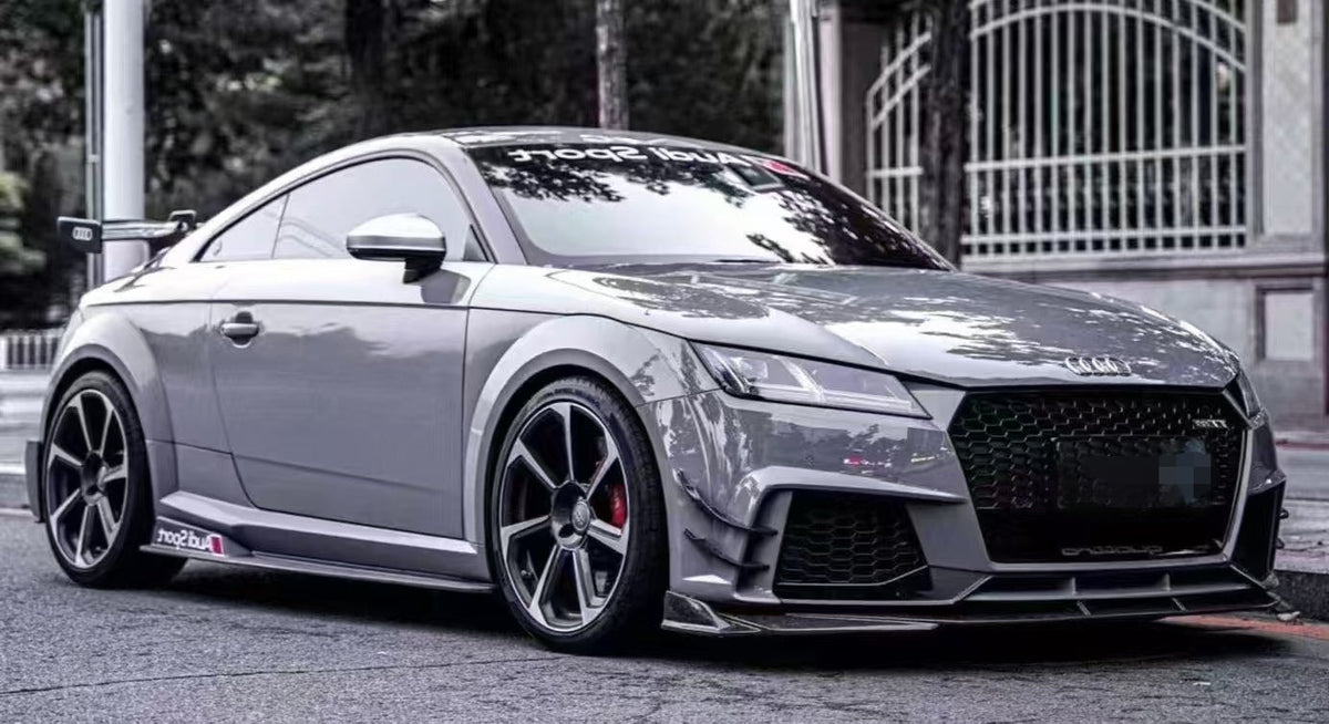 Audi TTRS MK3 2014+ Audi Sport Style Carbon Fiber Side Skirt Splitters ...