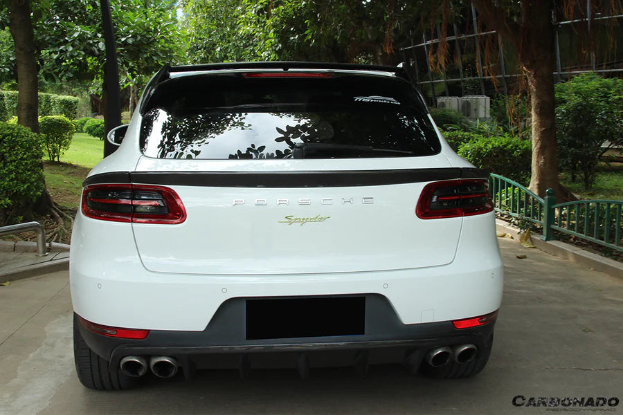 Carbonado Carbon Fiber Rear Diffuser for Porsche Macan / Macan S / Mac ...