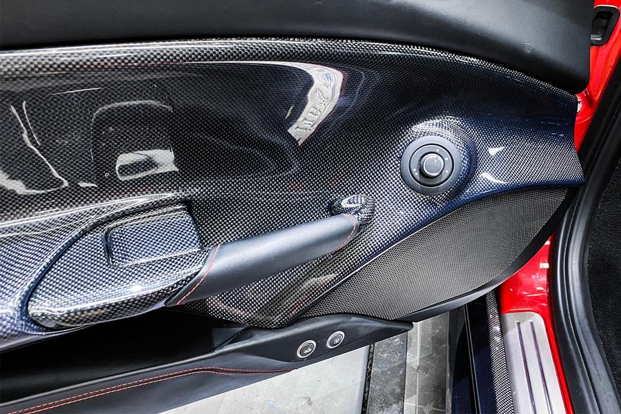 DarwinPro 2015-2020 Ferrari 488 GTB/Spyder Carbon Fiber Door Handle In ...