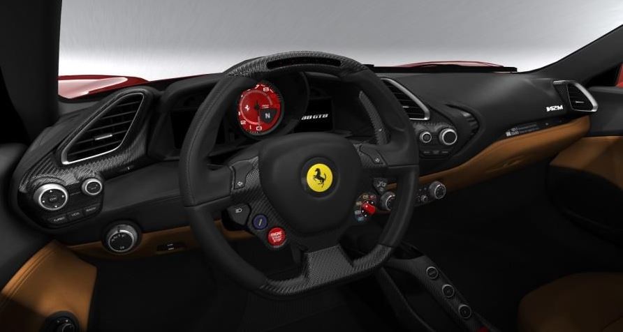 Ferrari 488 GTB Genuine Parts - Carbon Fibre Dashboard Inserts – CarGym