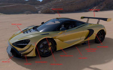 Duke Dynamics GT3 Widebody Kit for McLaren 720S – CarGym