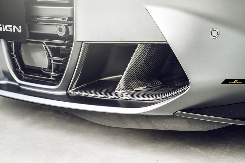 Future Design Carbon Fiber Front Bumper Intake Vent Trim for M3 G80 ...