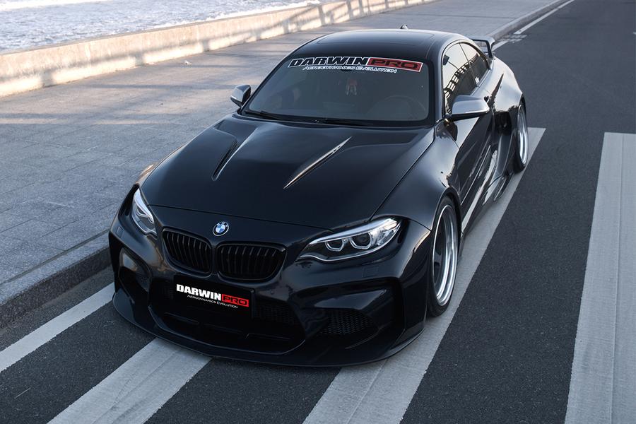 Darwinpro 2016-2020 BMW M2 F87 VR Style Partial Carbon Fiber Wide Full ...