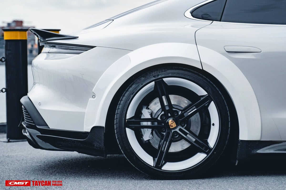 CMST Tuning Carbon Fiber Widebody Wheel Arches for Porsche Taycan / 4S ...