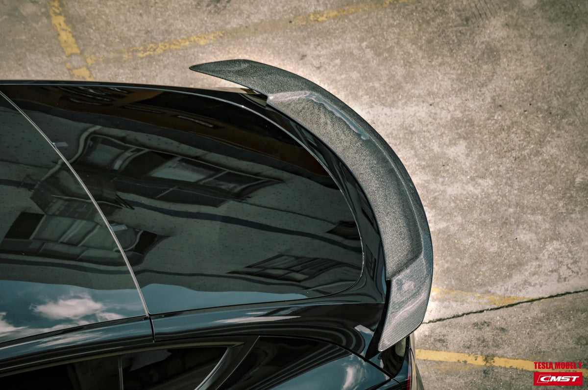 CMST Tuning Carbon Fiber Rear Spoiler Ver.2 for Tesla Model Y – CarGym