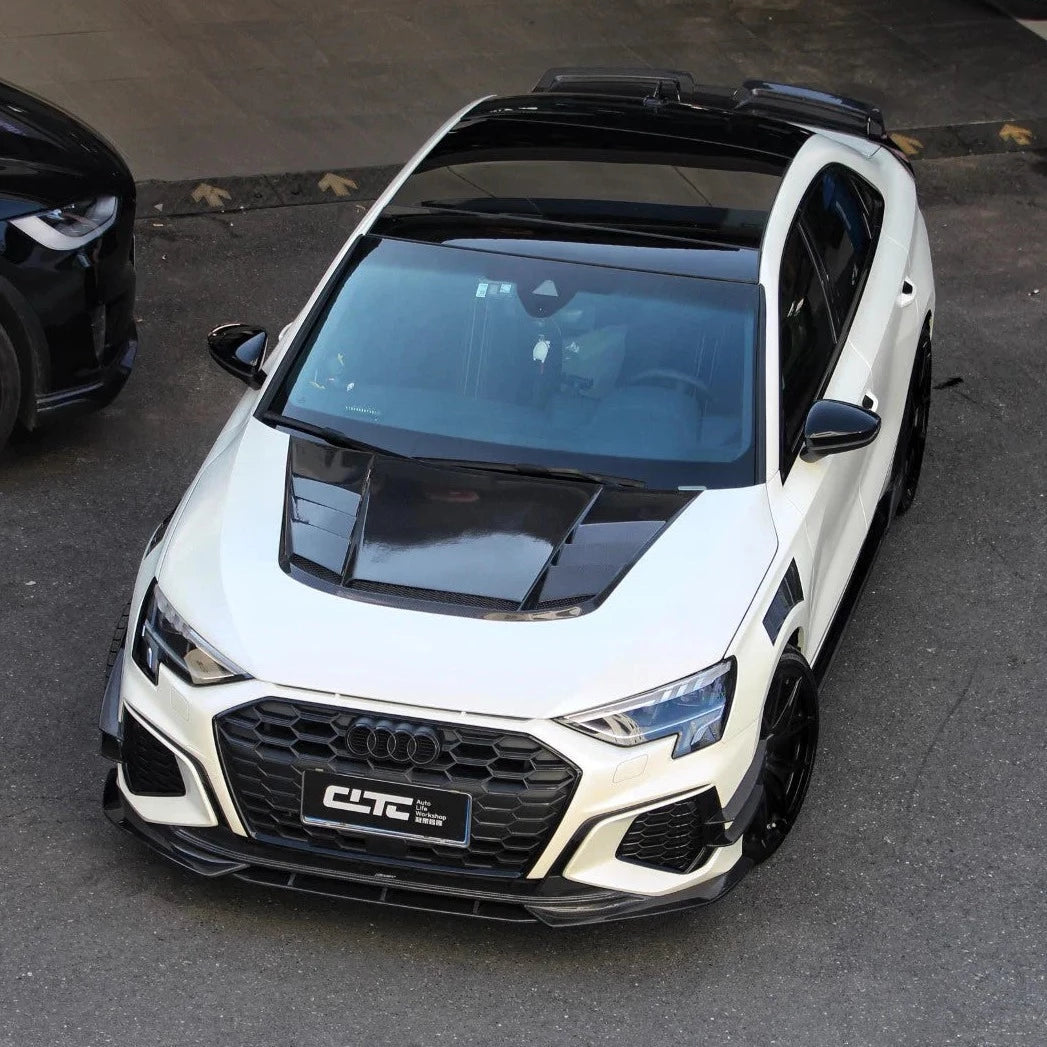 CMST Tuning Carbon Fiber Hood Bonnet Ver.2 for Audi RS3 S3 A3 8Y 2021 ...