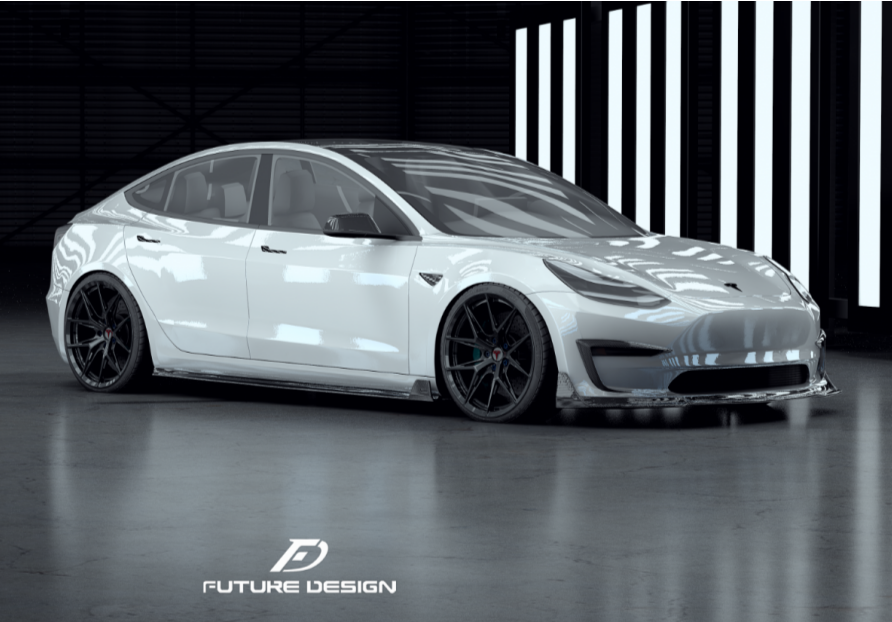 Future Design Carbon Fiber Full Body Kit for Tesla Model 3 – CarGym