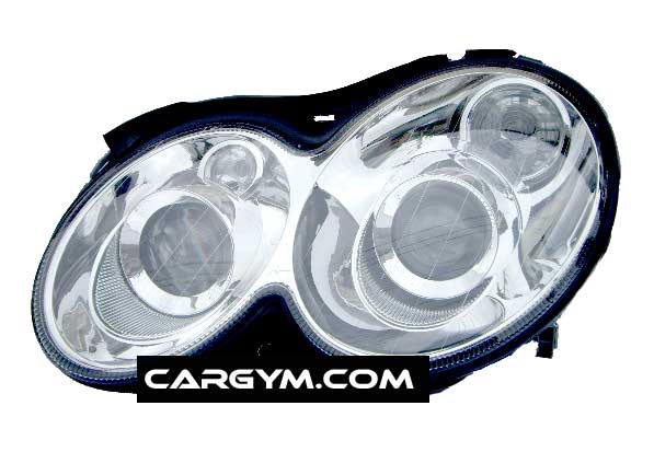 Mercedes-Benz W209 CLK 2003-2009 Chrome Dual Projector Headlight – CarGym