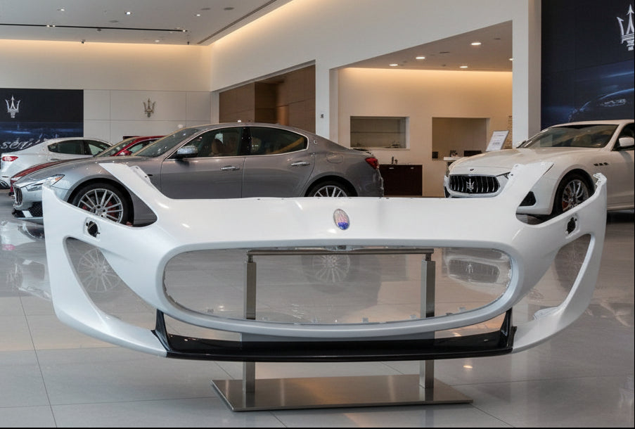 Maserati GranTurismo GT MC Stradale Style Front Bumper w/ Carbon Fiber ...