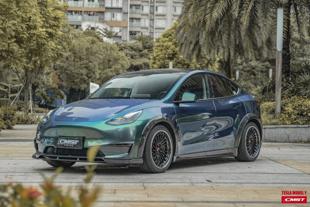 CMST Tuning Carbon Fiber Widebody Wheel Arches for Tesla Model Y – CarGym