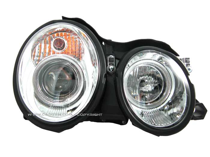 Mercedes-Benz W208 CLK 1998-2002 Chrome Projector Headlight – CarGym