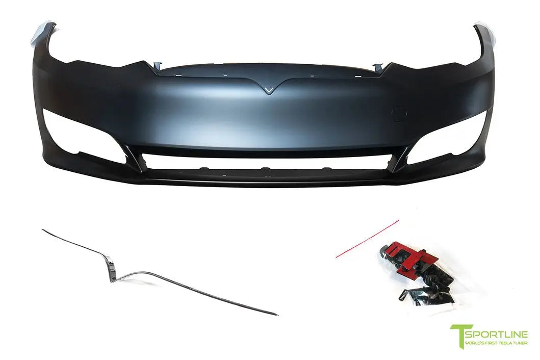T-Sportline Tesla Model S Front Bumper Facelift Conversion Kit – CarGym