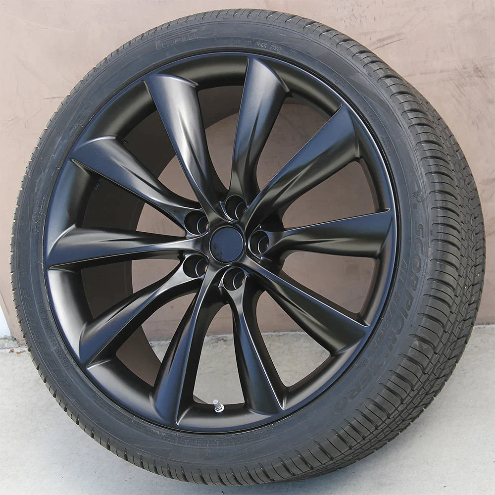 22” Tesla Model X Turbine OE Complete Wheels Set – CarGym