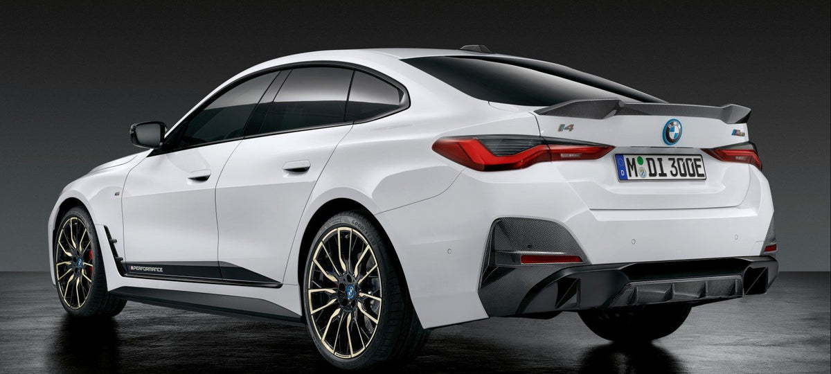 Genuine BMW M Performance Carbon Fiber Rear Diffuser for 4 Series i4 G ...