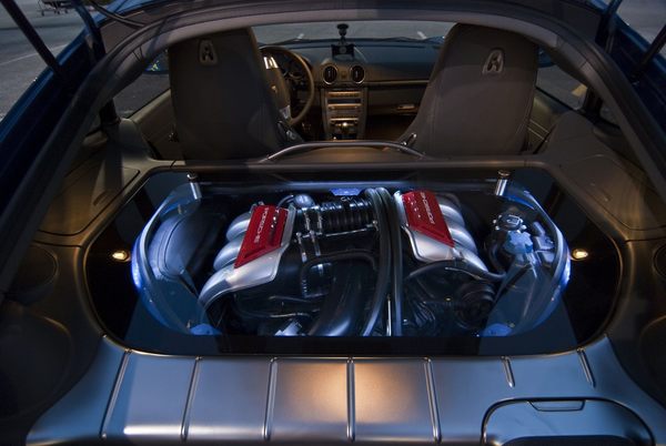 Porsche 987 Cayman Transparent Engine Cover – CarGym