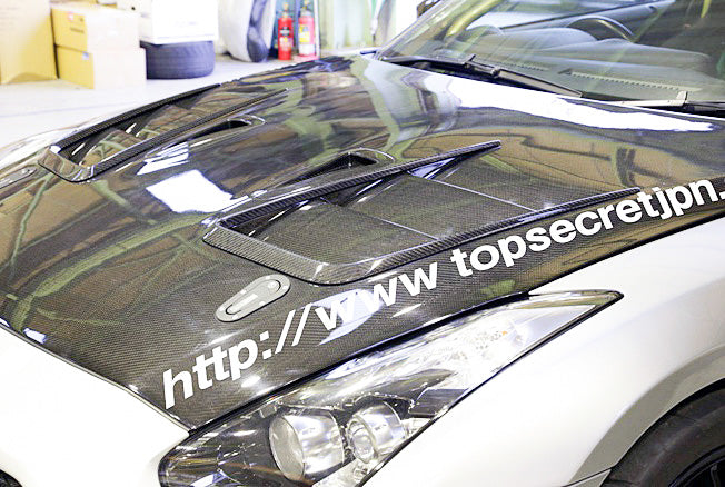 Top Secret R35 Bonnet Duct Fin – CarGym